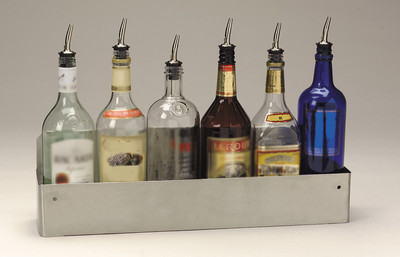 Stainless Steel Speed Rail Alcohol Bottle Holder Bar Flair Cocktail ...