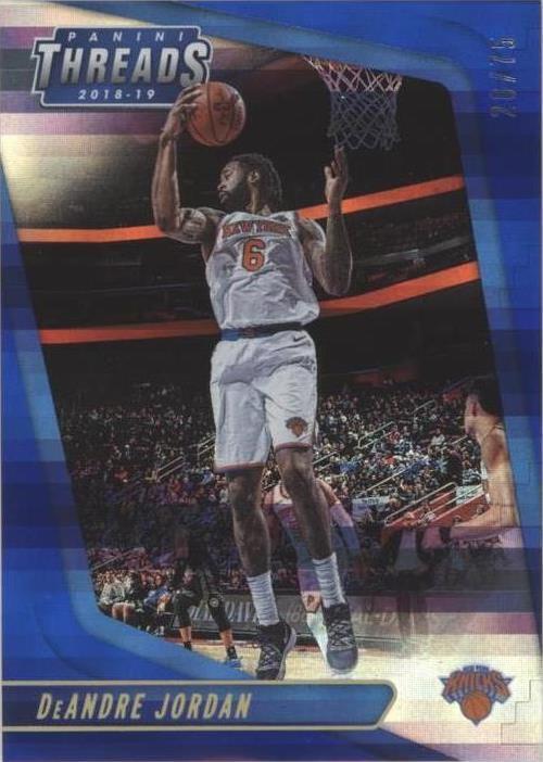 2018-19 Panini Threads - DeAndre Jordan #45 Premium Blue /75 for sale ...