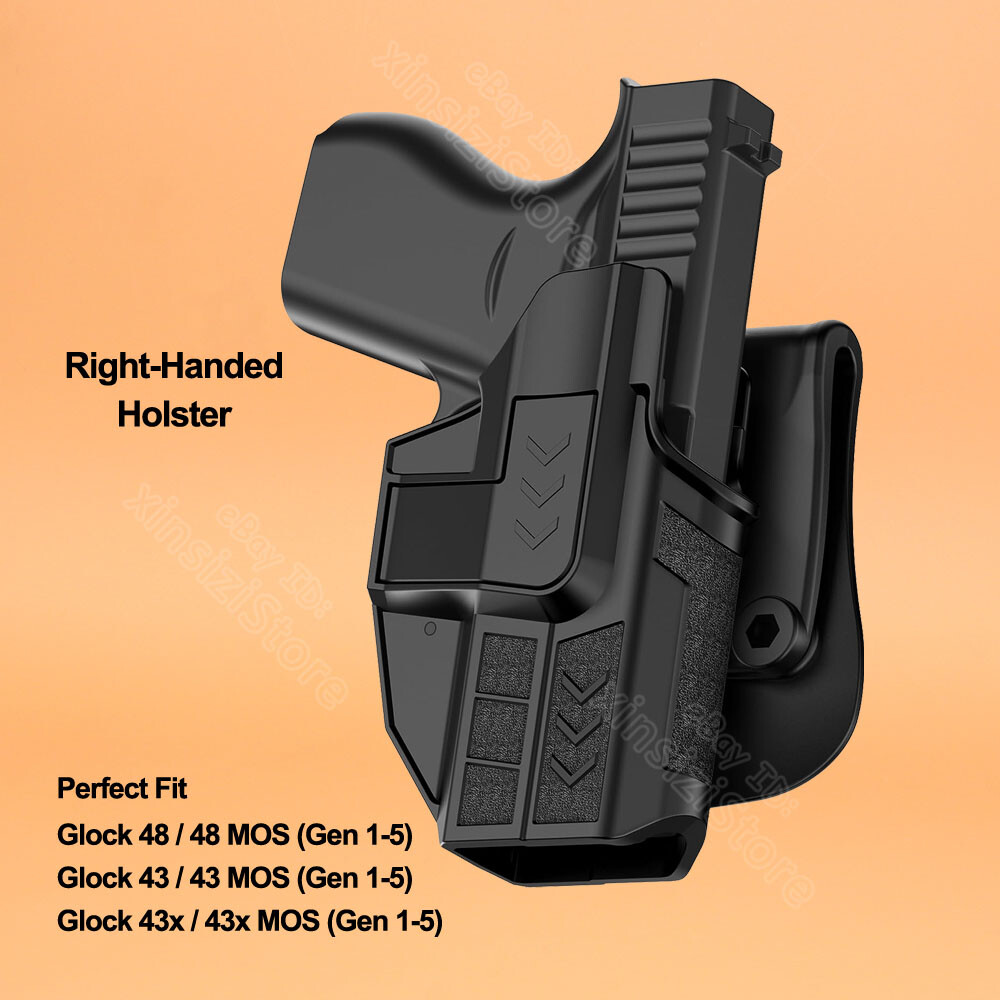 G48 G43 MOS Holster OWB For Glock 43 43X 48 G43x Mos G48 MOS g43 9mm 40 ...