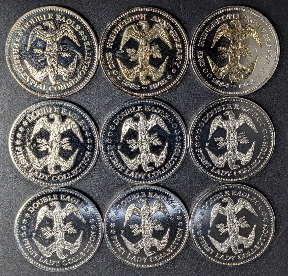 Double Eagle President & First Lady Commemorative Coins Lot of 9 | eBay