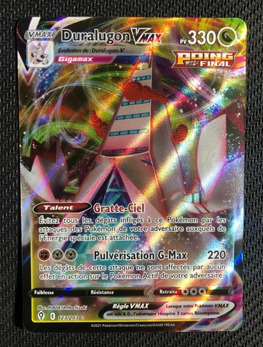 Carte Pokémon Duralugon VMAX 123/203 Ultra Rare - EB07 Évolution ...