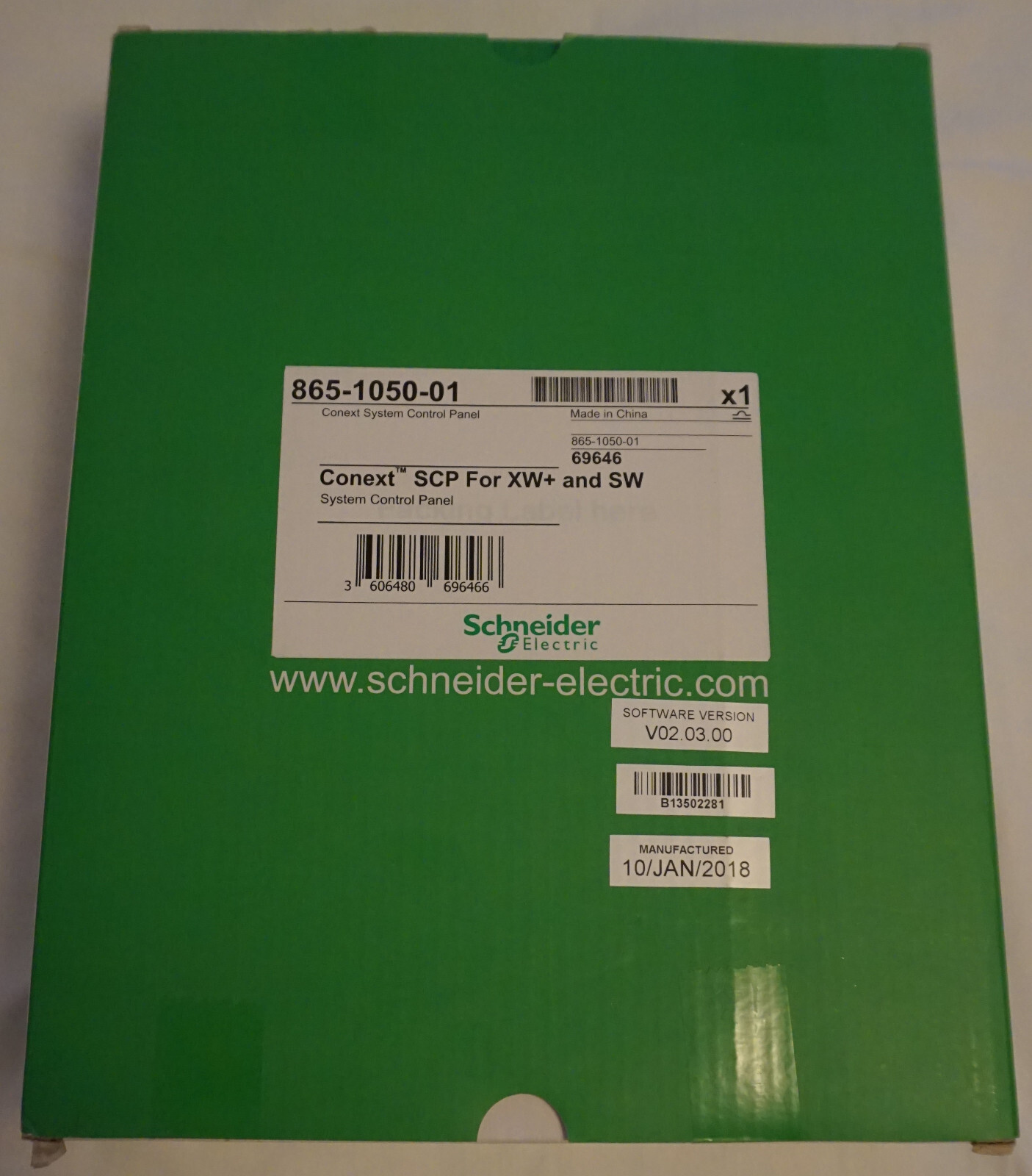 Schneider Electric Conext System Control Panel SCP 865-1050-01 for XW+ ...
