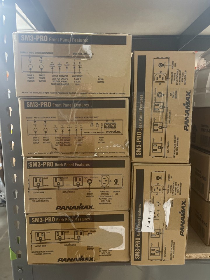 Panamax SM3-PRO 3-Outlet Power Surge Connector | eBay