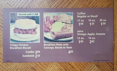 2015 Frisch's Big Boy Breakfast Served until 11am Drive Thru Translite ...