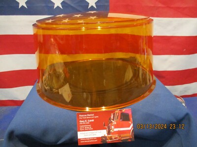 AMBER Replacement Dome Federal 184 Power Light and CJ184 & CJ284 ...
