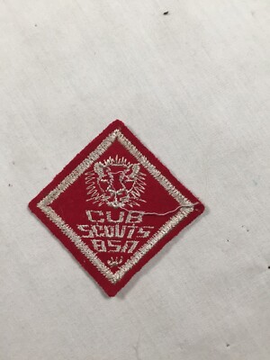 Cub Scout Lion Rank Award felt gauze back BSA Rank Patch | eBay