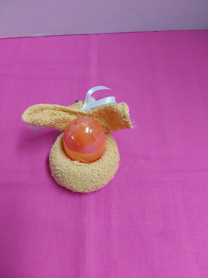 Lot X3 Handmade Boo-Boo Bunnies Mustard Yellow, White Ribbon, Nose ...