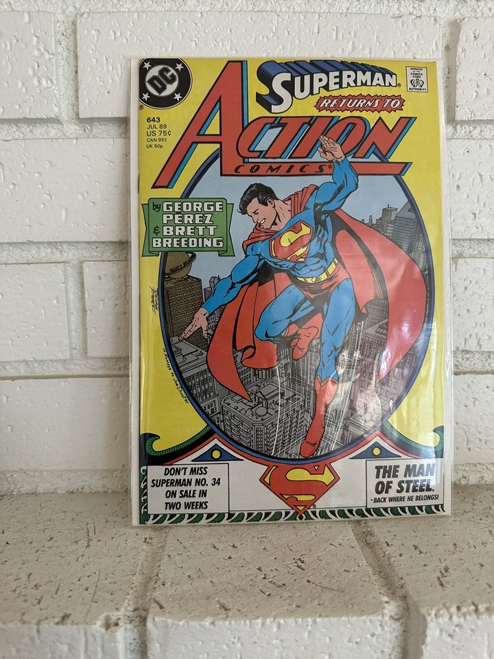 Action Comics #643 DC Comics 1989 Superman Returns High Grade NM | eBay