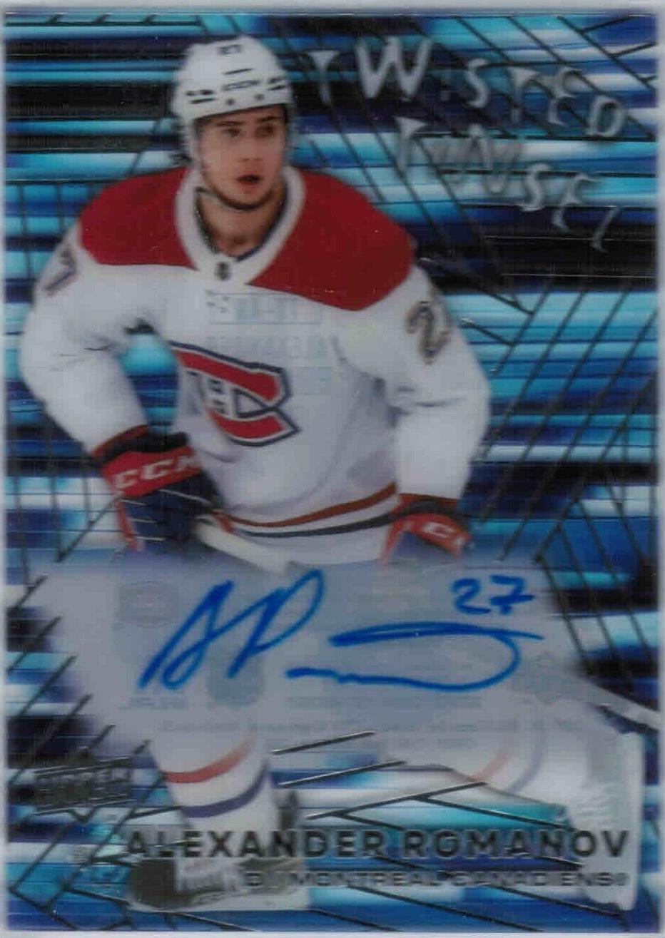 2020-21 Upper Deck Clear Cut - Twisted Tinsel Autographs Rookies ...
