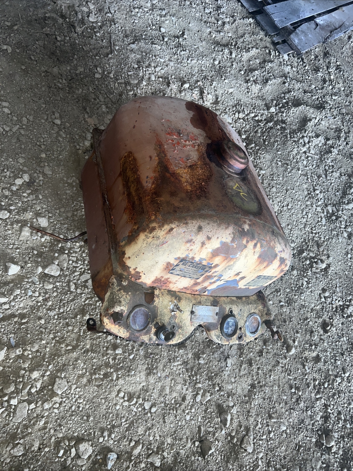 Case DC Tractor Gas Tank W/Dash Vintage Tractor | eBay