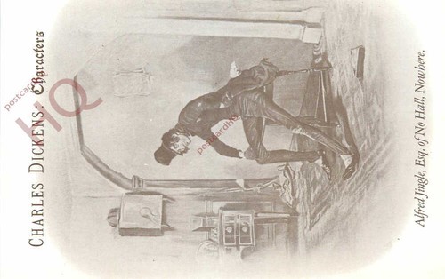 Picture Postcard> Charles Dickens Characters, Alfred Jingle, No Hall ...