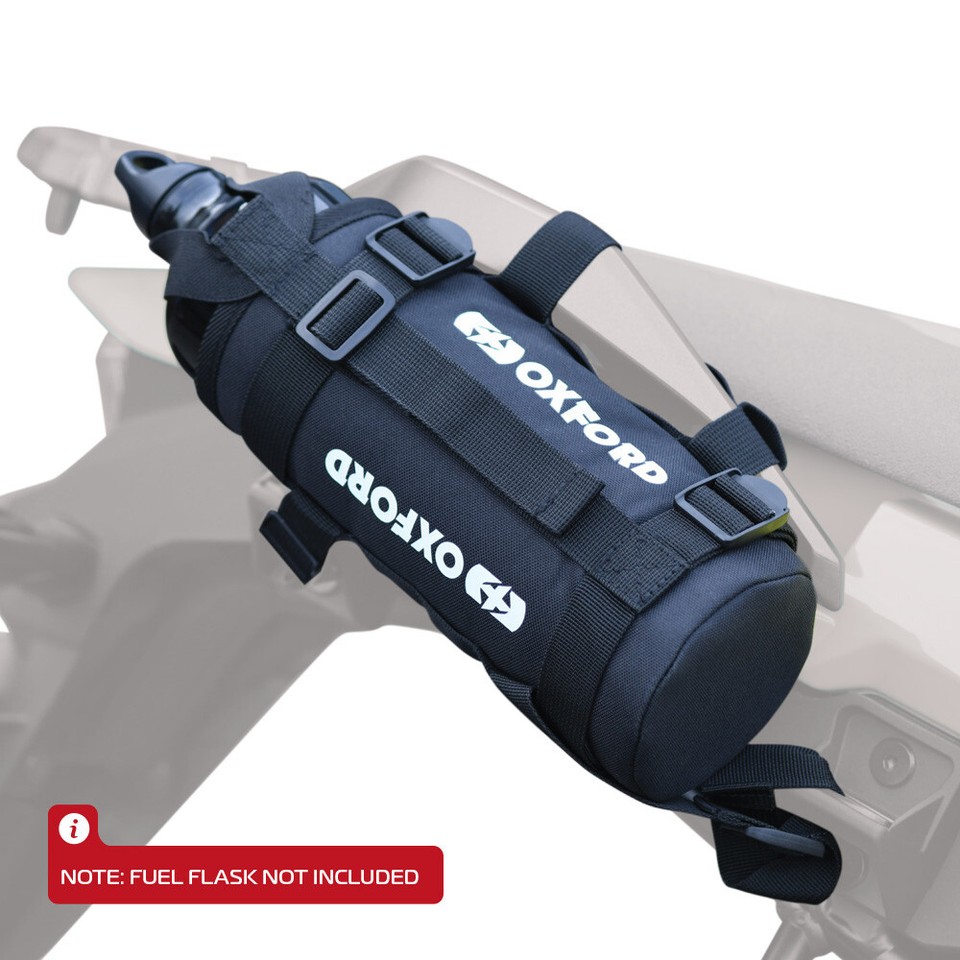 Oxford Bottle Stash Carrier Motorcycle Bike Accessory Fuel Flask ...