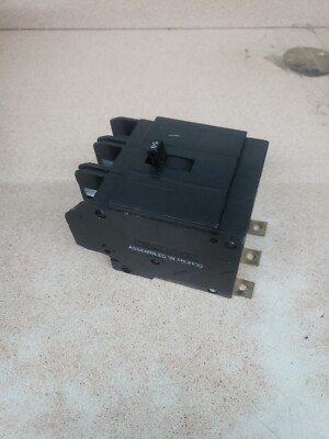 chipped no label Siemens BQD350 3 pole 50 amp bolt on 480 volt Circuit ...