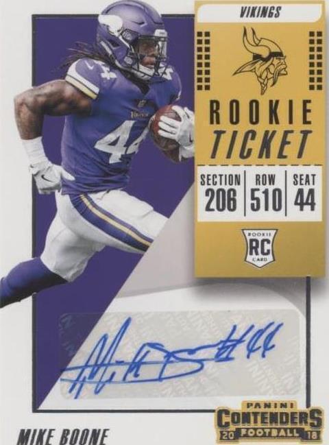 2018 Panini Contenders - Rookie Ticket/Rookie Ticket Variation Mike ...