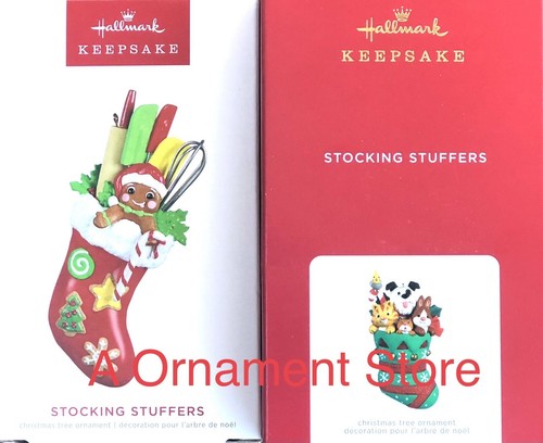 Hallmark Stocking Stuffers 2022 2021 Ornament New In Box- #1 #2 in ...