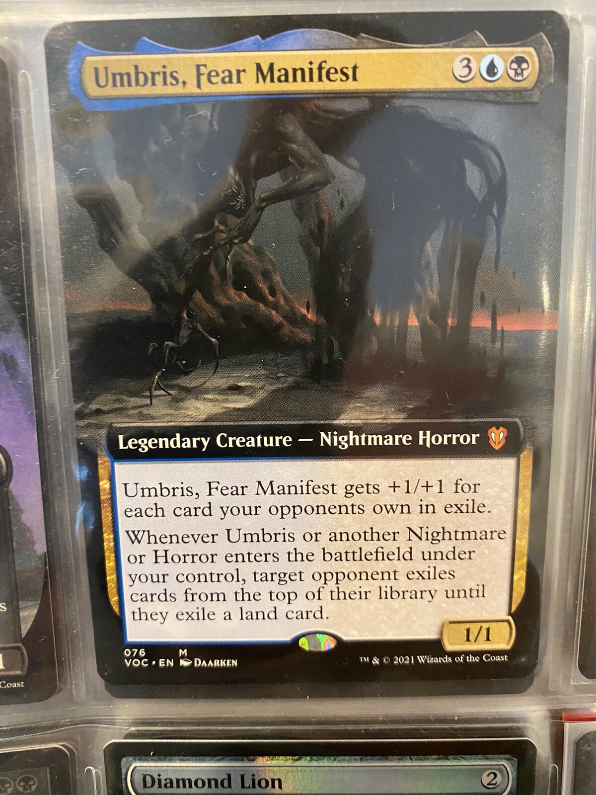 Umbris, Fear Manifest - Extended Art - Near Mint, NM English ...