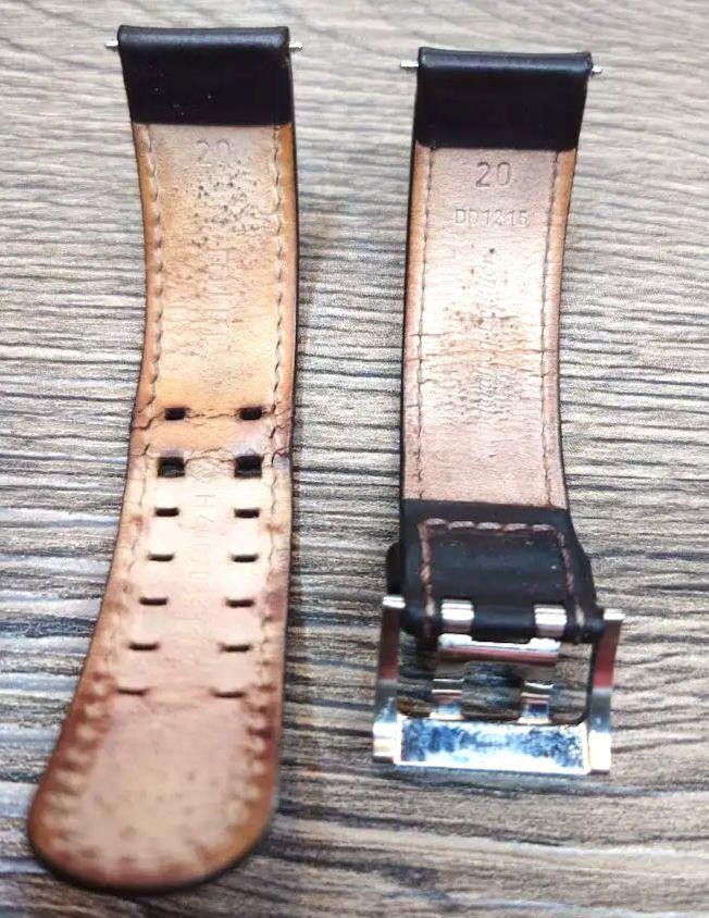 Hamilton Dark Brown Leather Watch Band 20mm for Khaki Field Used | eBay
