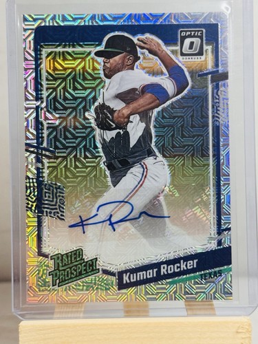 2023 Kumar Rocker Optic Rated Prospect Silver Prizm Auto /15 | eBay