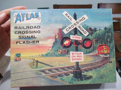 ATLAS RAILROAD CROSSING SIGNAL FLASHER #826-249 MODELED FROM OFFICIAL ...