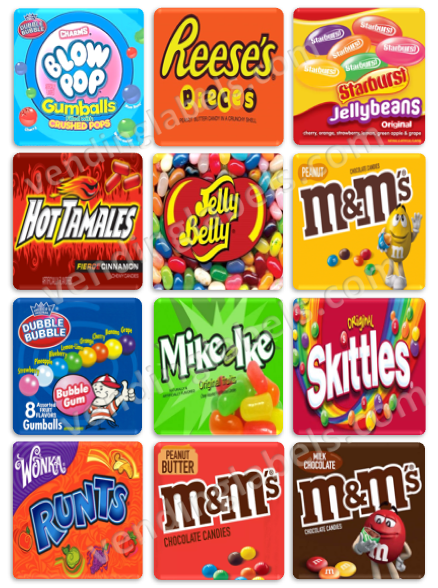 Candy Vending Machine Label Sticker Decal NON Nutrish 2.5" | eBay