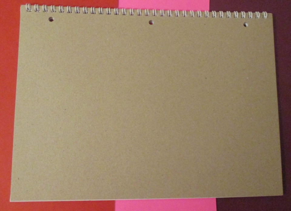 2025 Monthly 3-Hole Spiral - Home Office School WALL ~ NOTEBOOK ...