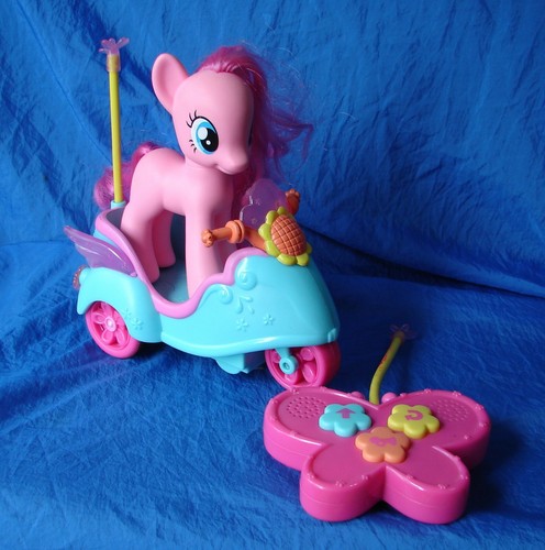 My Little Pony Scoot a Loo's Pinkie Pie Remote Control Scooter Tested ...