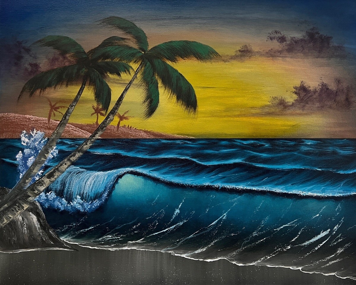 Bob Ross Ocean Paintings