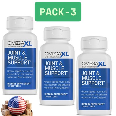 Omega XL 120ct by Great HealthWorks Small, Potent,Joint Pain Relief ...