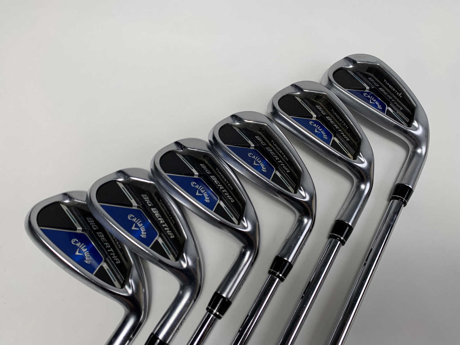 Callaway Big Bertha B21 Iron Set 6-PW+AW KBS Max CT80 Regular Steel ...