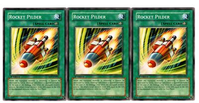 Yugioh- 3X Rocket Pilder - Common - 1st Edition - ABPF-EN051 - Near ...