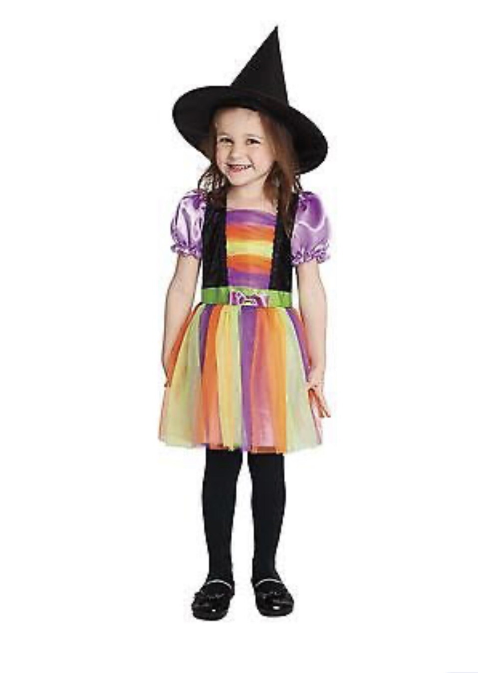 Totally Ghoul Rainbow Witch Child Costume. Nwt 2-4 Years Old | eBay
