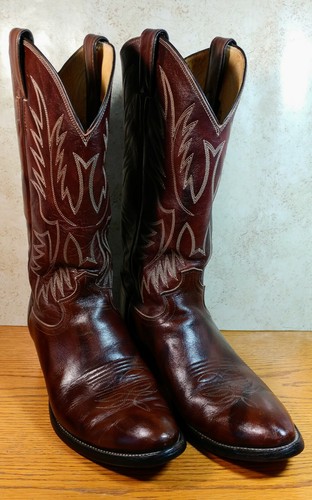 Vintage justin brown leather - Gem