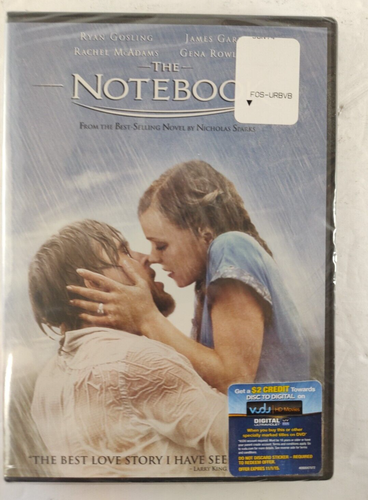 The Notebook (DVD, 2004, Widescreen) Ryan Gosling - Rachel McAdams NEW ...