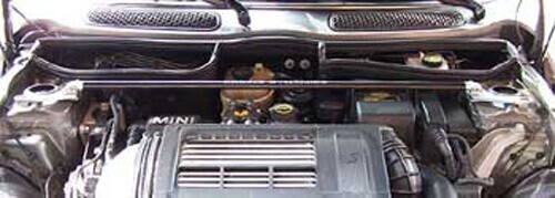 Front strut brace for MINI Cooper R50 & S R53 02-06; carbon fiber | eBay