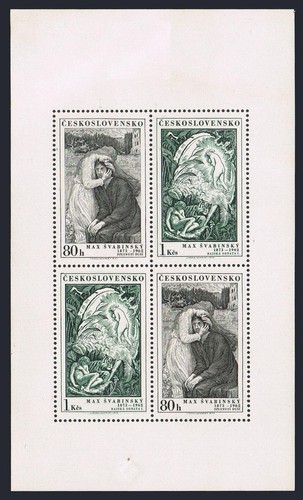 Czechoslovakia 1904-1906 sheets,MNH-. Mi 2162-64 klb.Works by Max ...