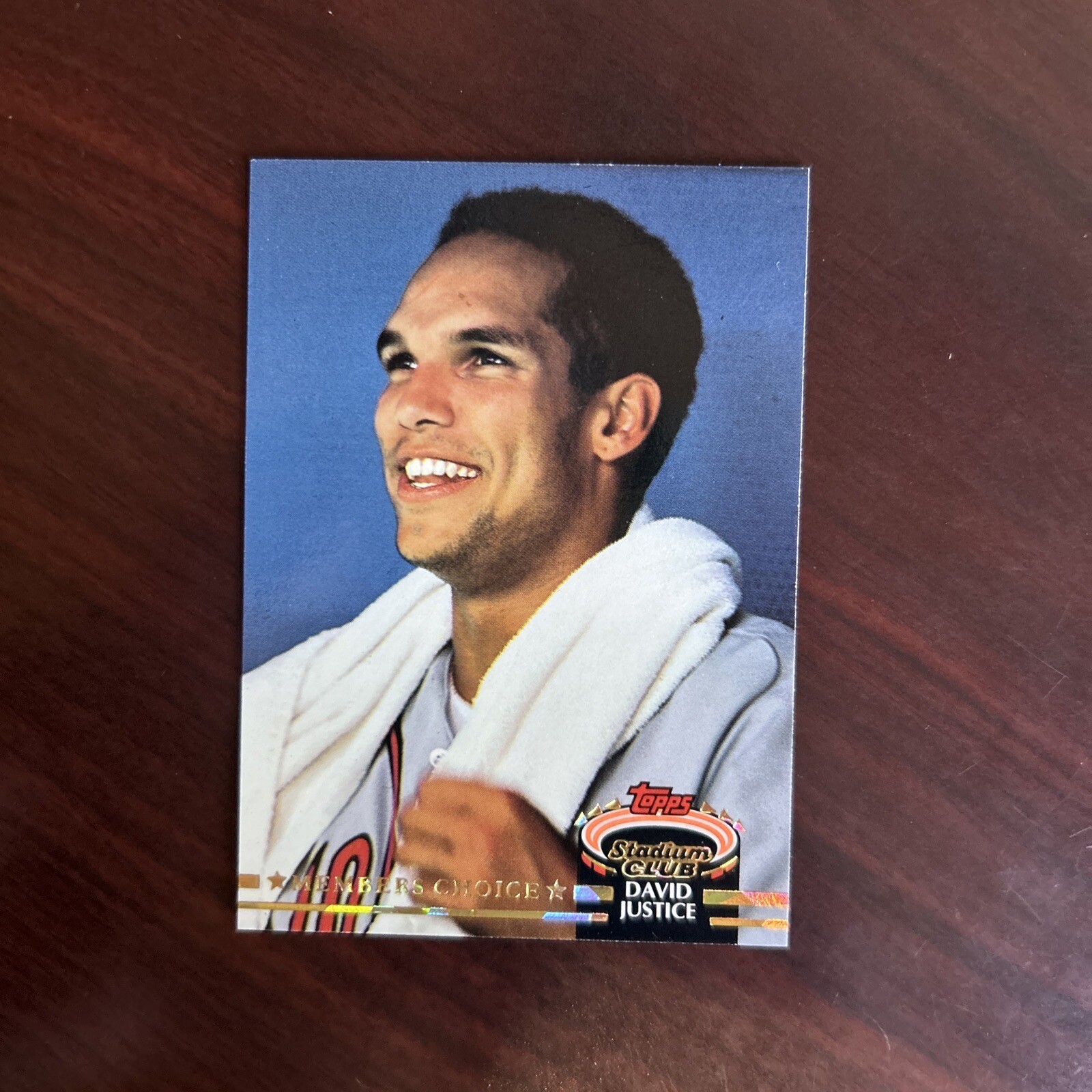1992 Topps Stadium Club - Members Choice #592 David Justice for sale ...