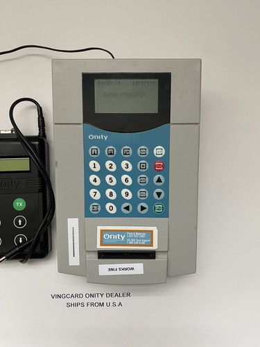 ONITY MODEL EDHT22I HOTEL KEY ENCODER WITH POWER ADAPTER FULLY WORKING ...