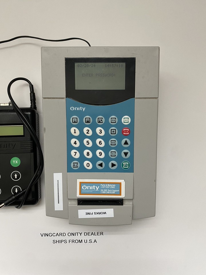 ONITY MODEL EDHT22I HOTEL KEY ENCODER WITH POWER ADAPTER FULLY WORKING ...