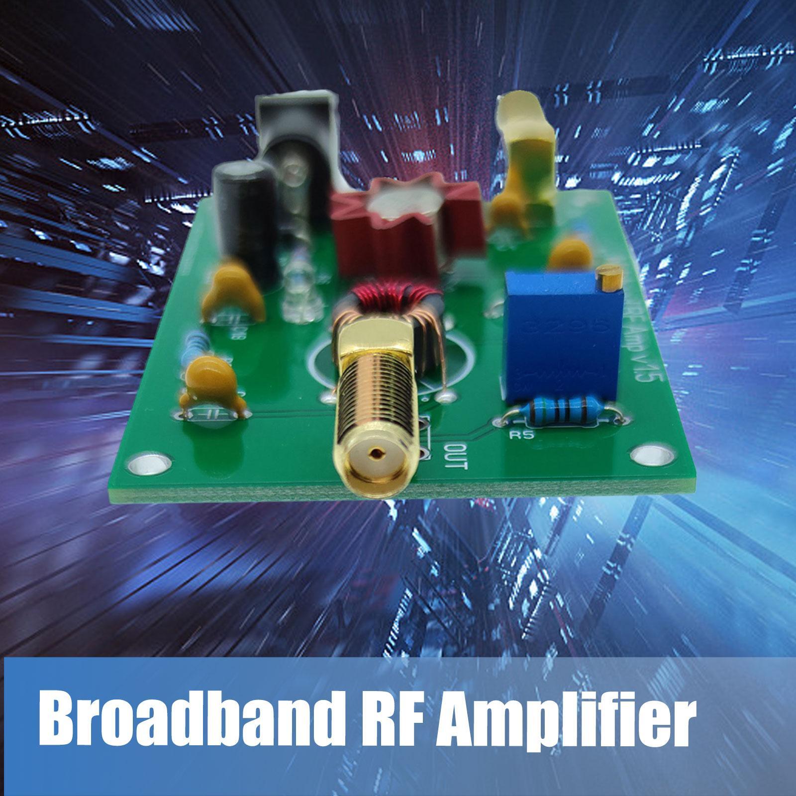 Universal Wideband RF Amplifier RF AMP 1M-500MHz with 2*SMA Female Head ...