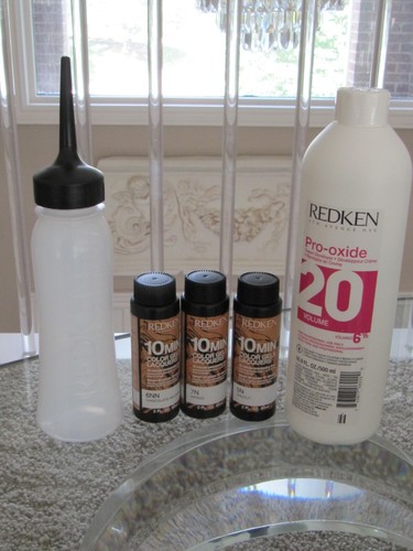 Redken Color Gels Lacquers 10 minute 6NN, 7N, 5N, 2oz, 20 Vol Developer ...