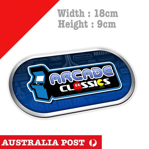 Arcade Classic Logo Badge Laptop , Car Vinyl Sticker | eBay Australia