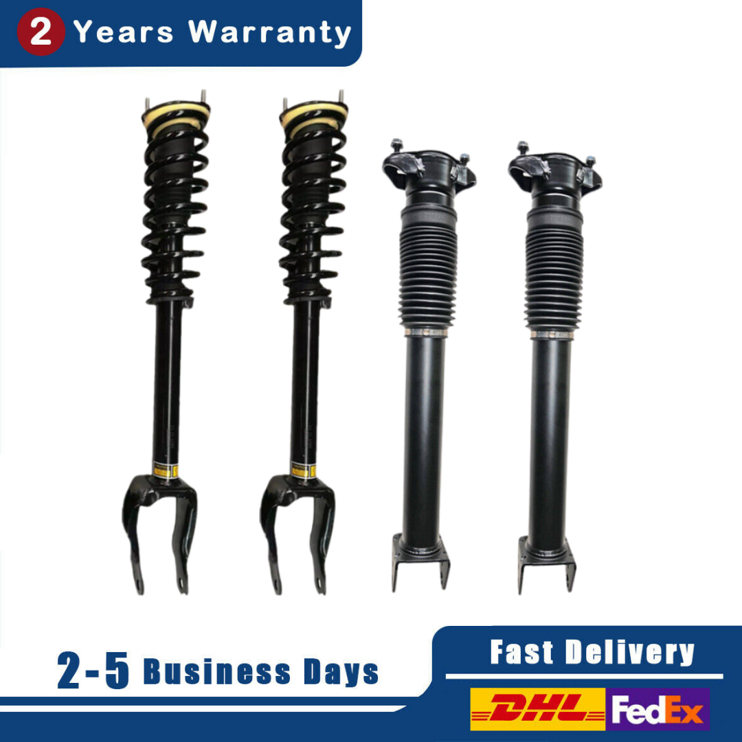 4PCS Front Rear Shock Strut Assys For Mercedes W166 C292 ML350 GLE400 ...