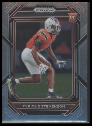 Tyrique Stevenson 2023 Panini Prizm Draft Picks #195 Miami Hurricanes ...