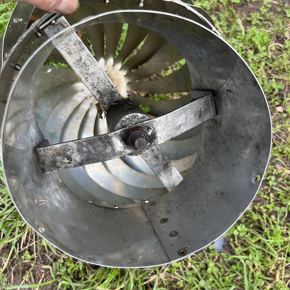 Chimney Spinning Cowl Ventilation Duct Spinner, Rotating Pot, Roof Top ...