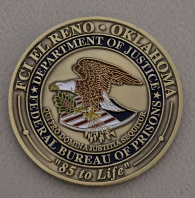 DOJ Federal Bureau of Prisons, FCI El Reno, OK, EST 1934, Challenge ...