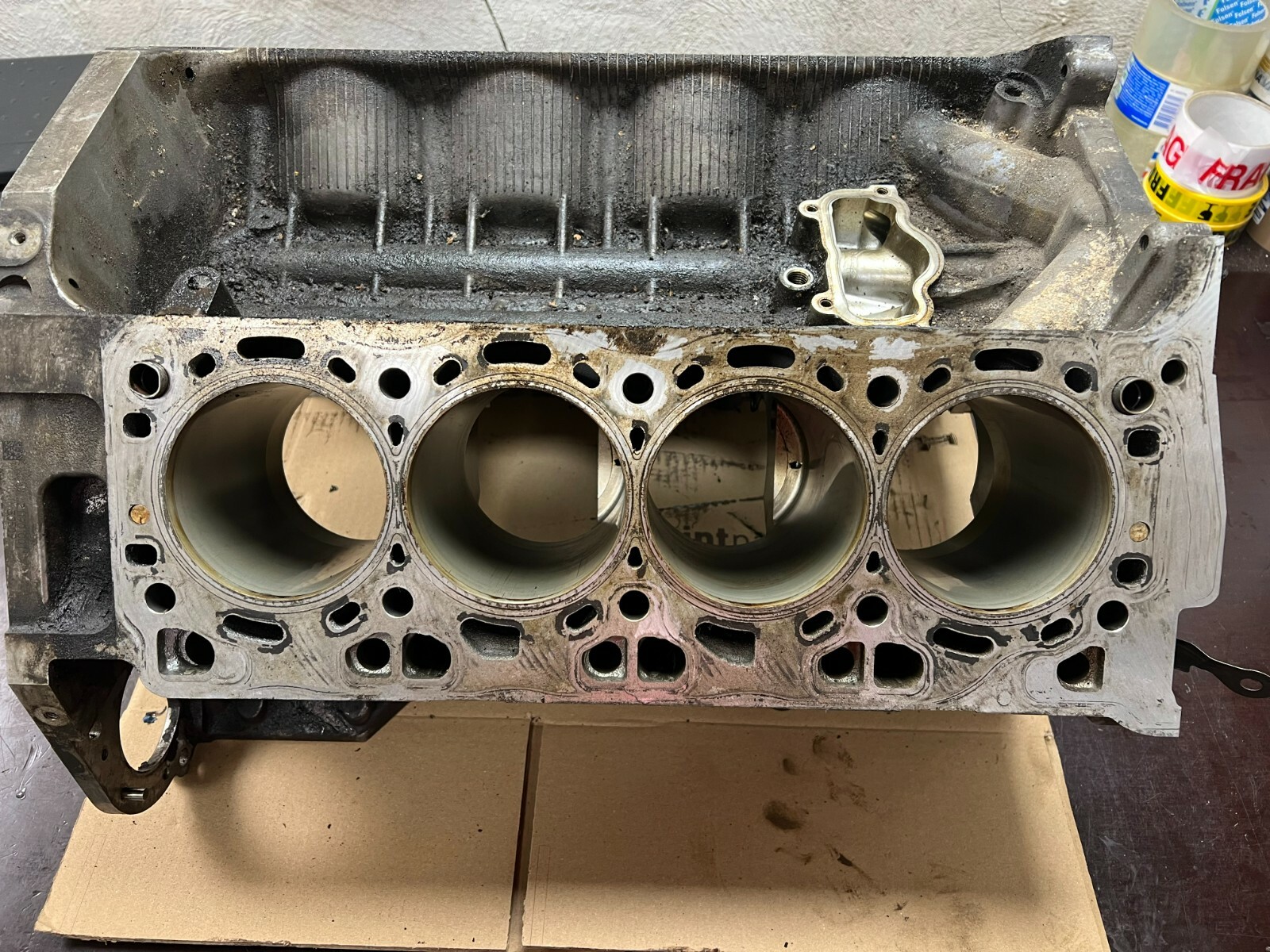 BMW OEM E70 E71 X5 X6 M S63 N63 4.4L V8 TWIN TURBO ENGINE BLOCK 2009 | eBay