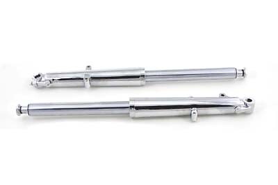 41mm Fork Tube Assembly with Chrome Sliders fits Harley Davidson | eBay