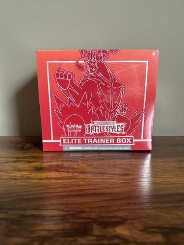 Pokémon Sword and Shield Battle Styles Elite Trainer Box Card Game ...