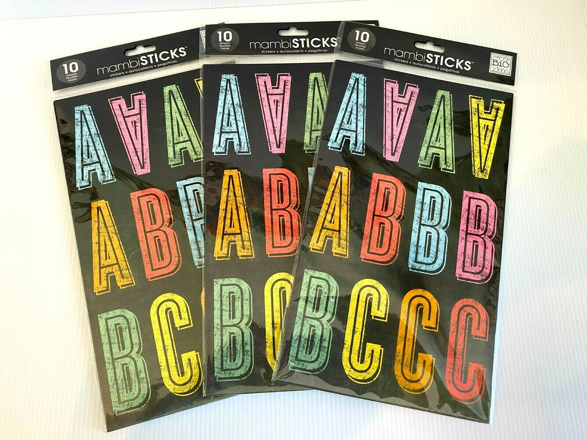 Mambi Sticker Letters