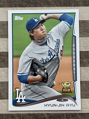 2014 Topps Baseball Hyun-Jin Ryu Rookie Cup Card #40 | eBay